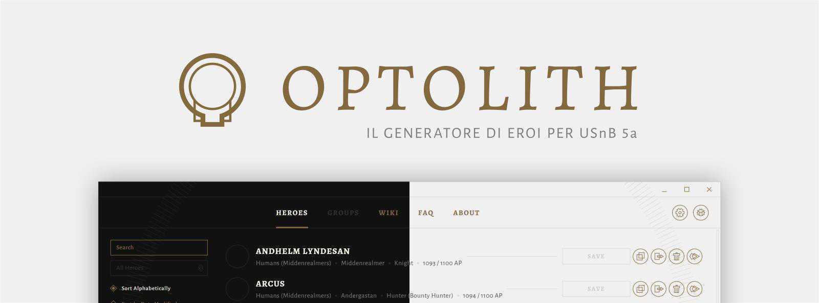 Strumenti software | Uno Sguardo nel Buio | La Compagnia delle Dodici Gemme